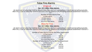 False Fire Alarms | PPTX