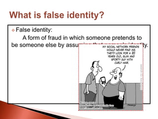 False identity profiles | PPT