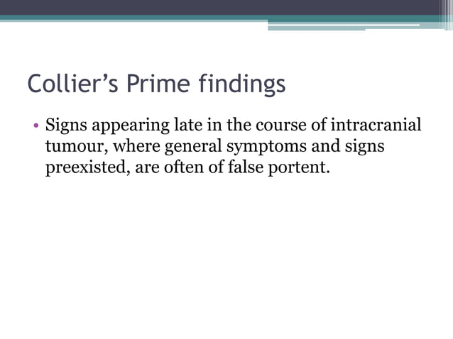 False localising signs : a major examination finding | PPT | Death ...