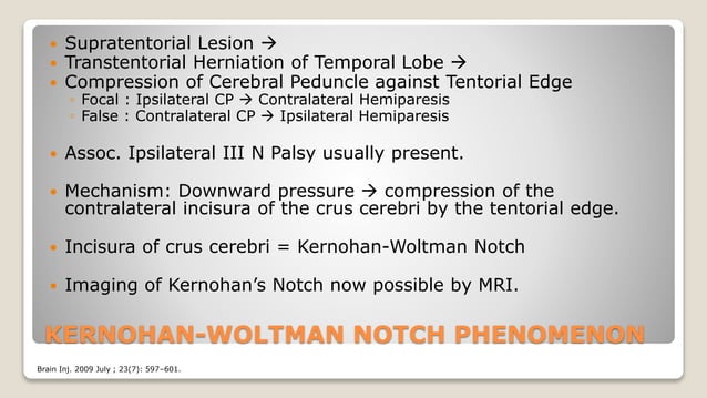 False Localising Signs In Neurology.pptx | Brain and Nervous System ...