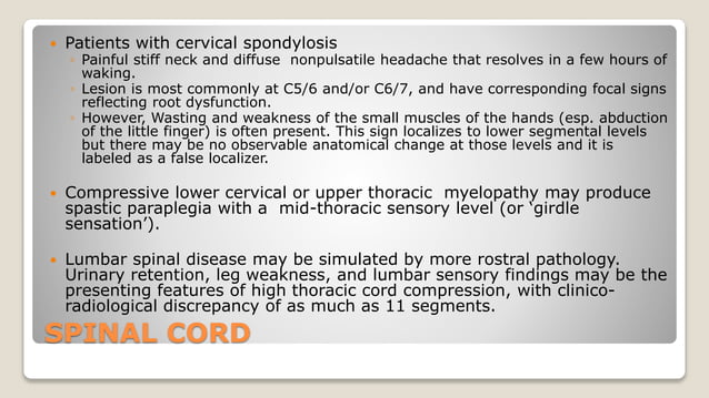 False Localising Signs In Neurology.pptx | Brain and Nervous System ...