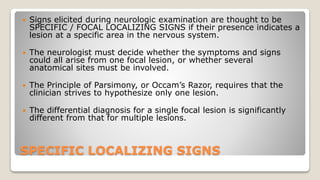 False Localising Signs In Neurology.pptx
