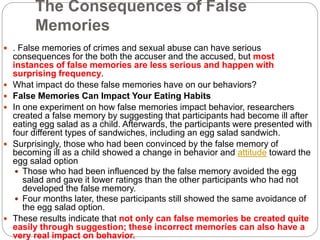 False memory | PPTX