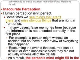 False memory | PPTX