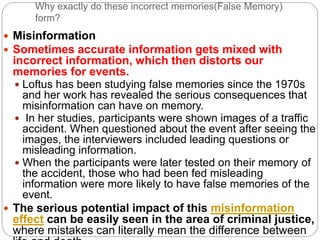False memory | PPTX