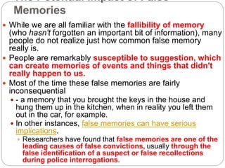 False Memory Disorder