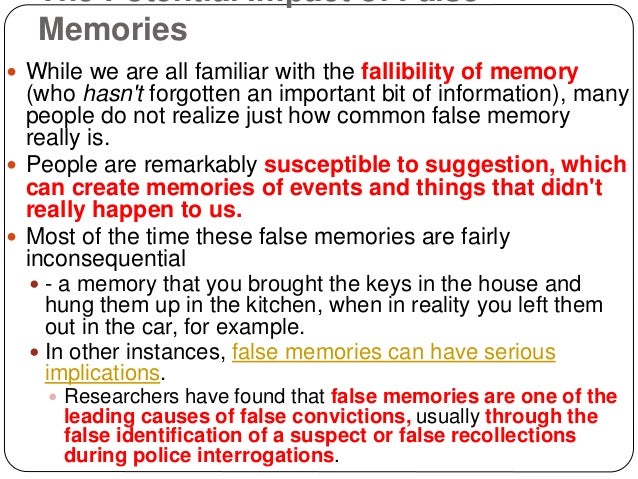 False memory