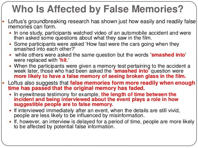 False memory