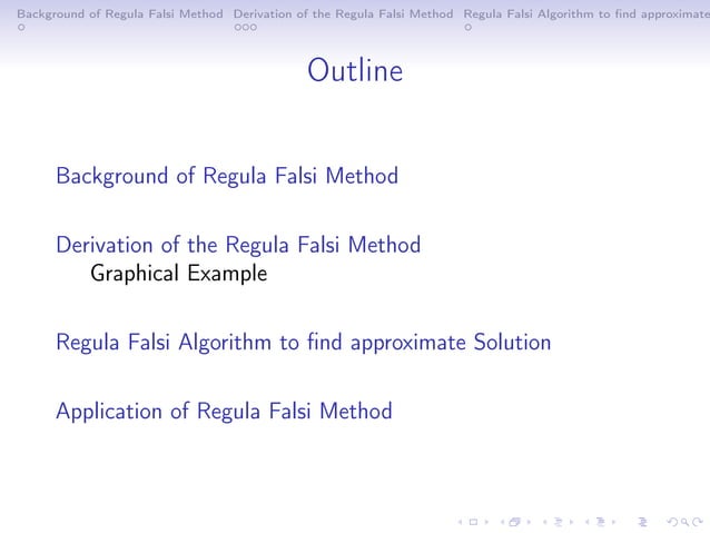 Regula Falsi (False position) Method | PPT Regula Falsi (False position) Method | PPT