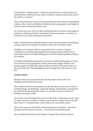 False proofs of evolution. 1. english | PDF