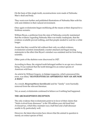 False proofs of evolution. 1. english | PDF