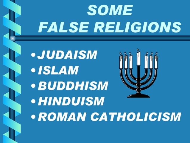 False Religions - Introduction | PPT