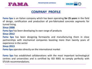 Fama presentazione aziendale slim en | PPT