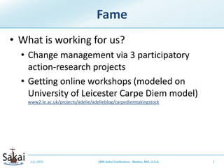 Fame Shame Frame | PPT