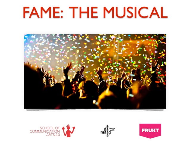 Fame the musical brief to students | PPT