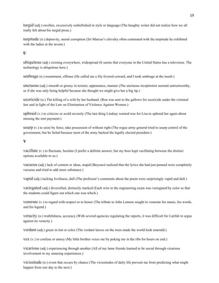 Fame Battle of the Words Competition | PDF | Events