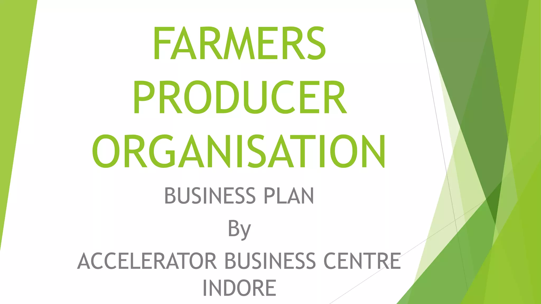 Famers producer organisation | PPTX