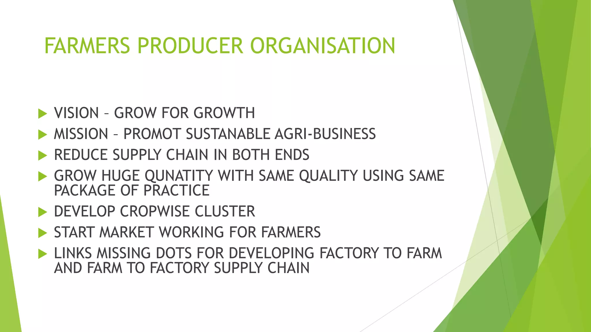 Famers producer organisation | PPTX