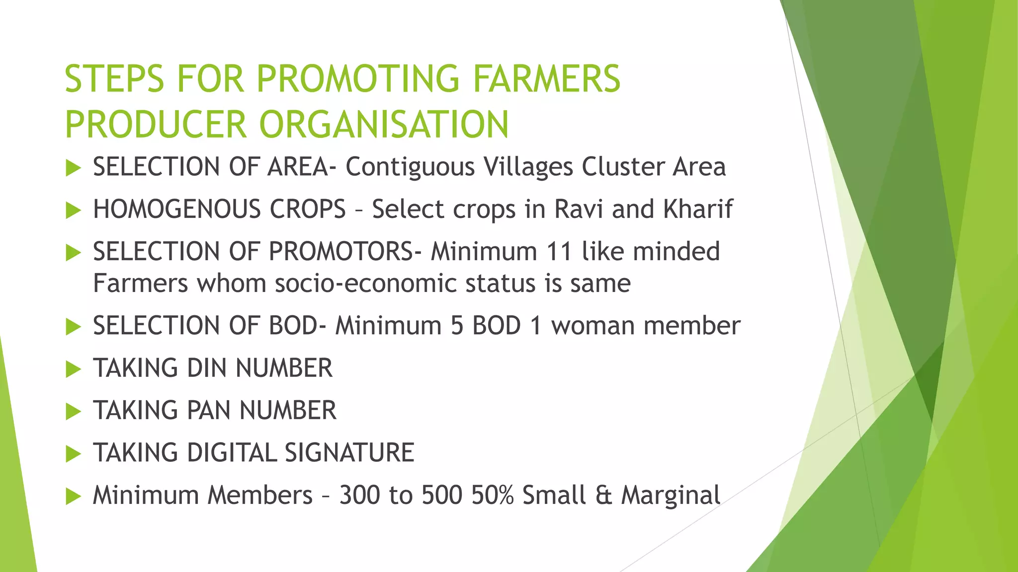 Famers producer organisation | PPTX