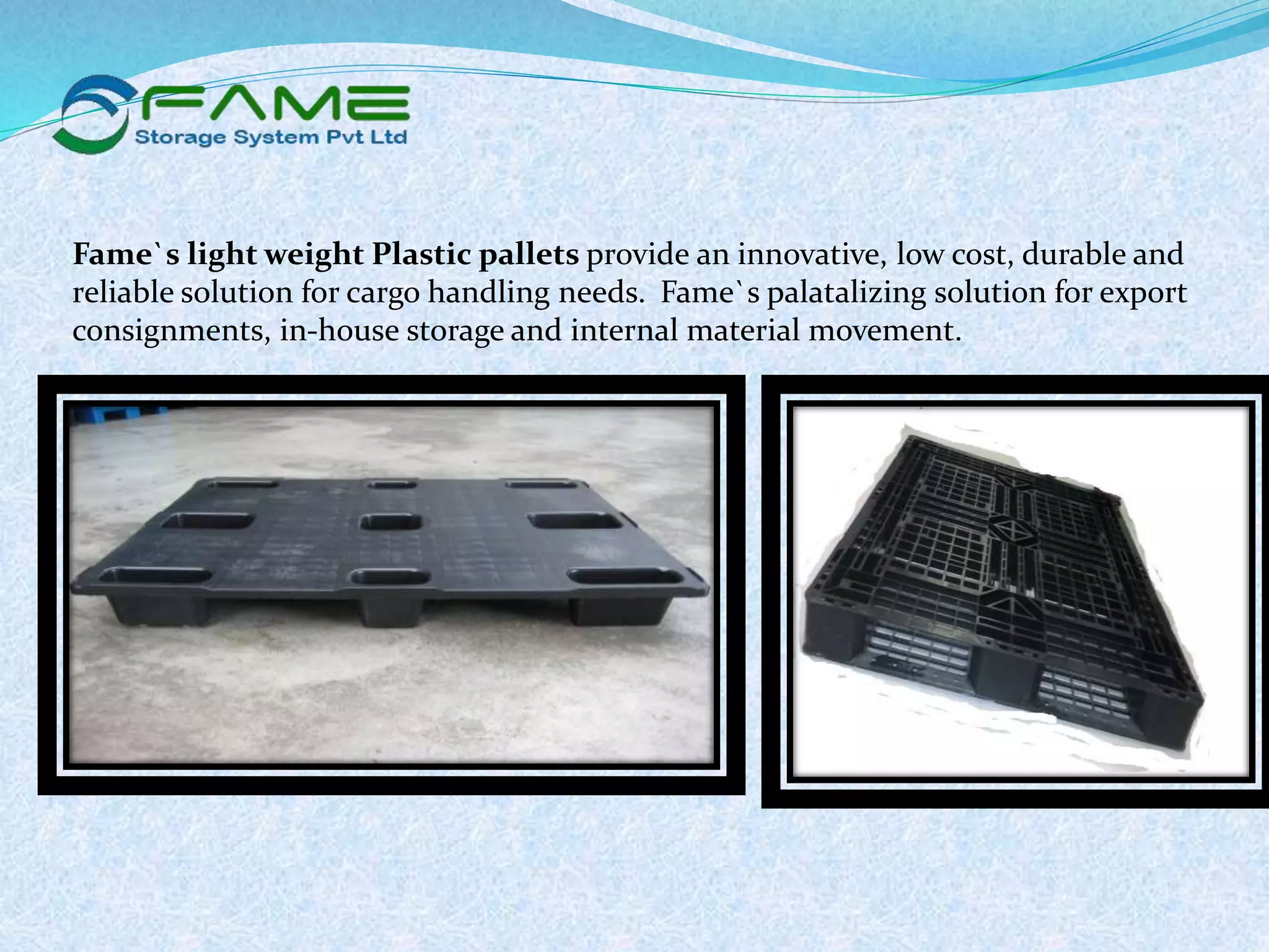 Fame storage system | PPTX