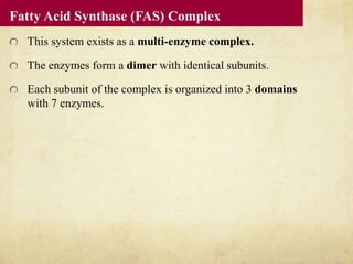 Fatty Acid metabolism | PPTX