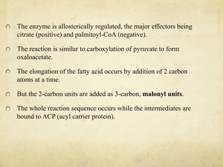 Fatty Acid metabolism | PPTX