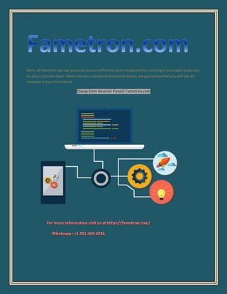 Cheap Smm Reseller Panel | DOCX