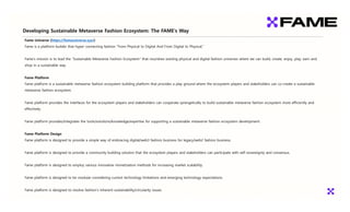 FAME Universe Introduction | PPT