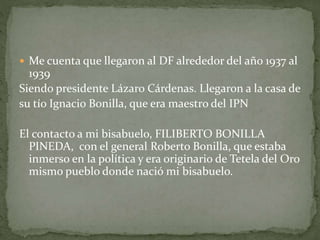 Familia bonilla | PPTX