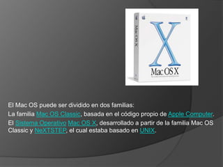Familia de los sistemas operativos | PPTX