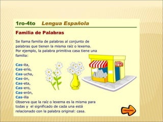 Familia de palabras | PPT