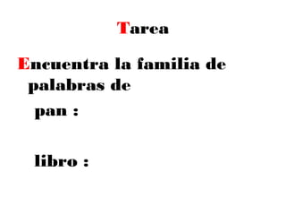 Familia de palabras blog1 | PPT