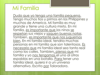 Familia ideal | PPTX