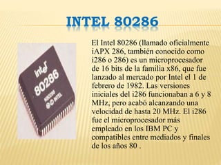 Familia intel y familia motorola . | PPTX