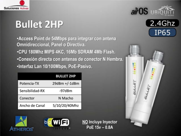 Familia isp ubiquiti | PPTX