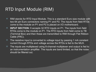 Familiarization with instrumentation used for reactor core temperature ...