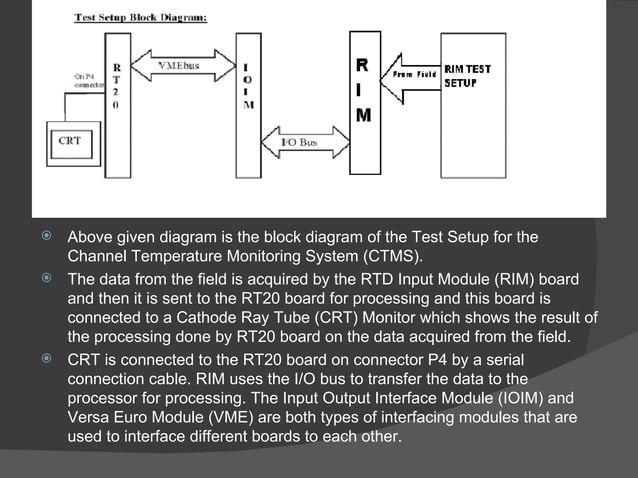 Familiarization with instrumentation used for reactor core temperature ...