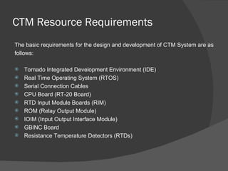 Familiarization with instrumentation used for reactor core temperature ...