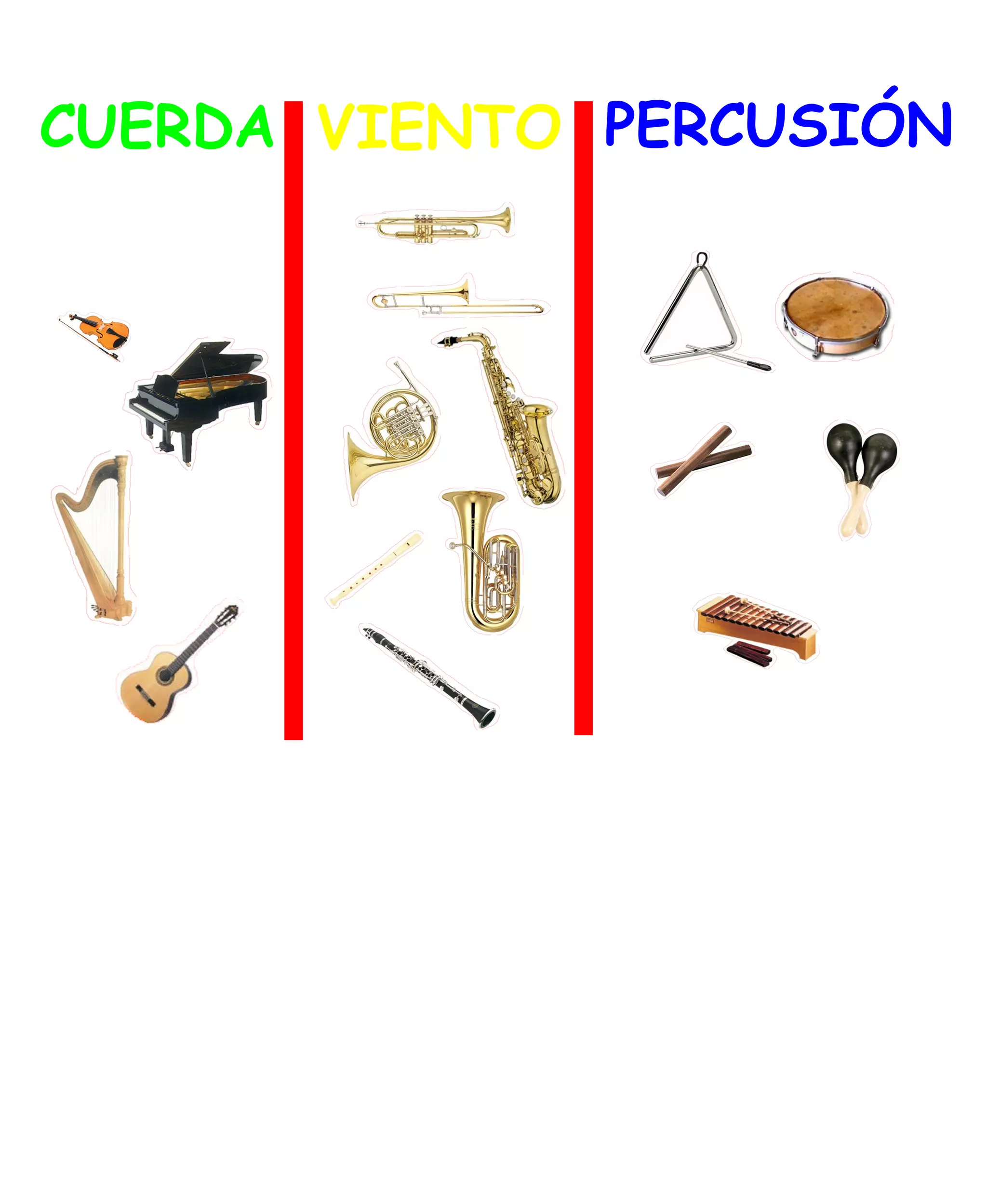 Familias de instrumentos: viento | PPT