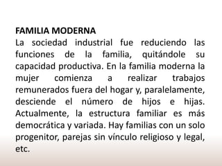 Familia y grupo | PPTX