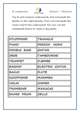 Musical instruments from Greece | PDF