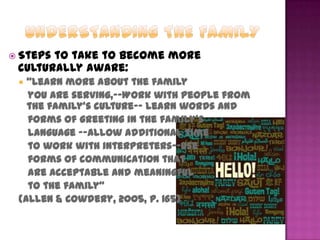 Families and community group 3 | PPT
