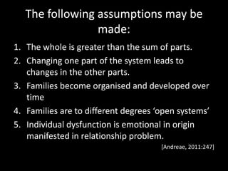 Families as systems | PPTX