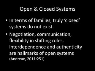 Families as systems | PPTX