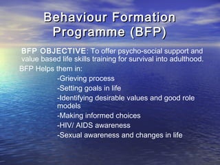 Families in crisis. the challenges of ovc programming in nai | PPT