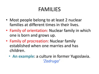 Families,kinship,descent | PPT