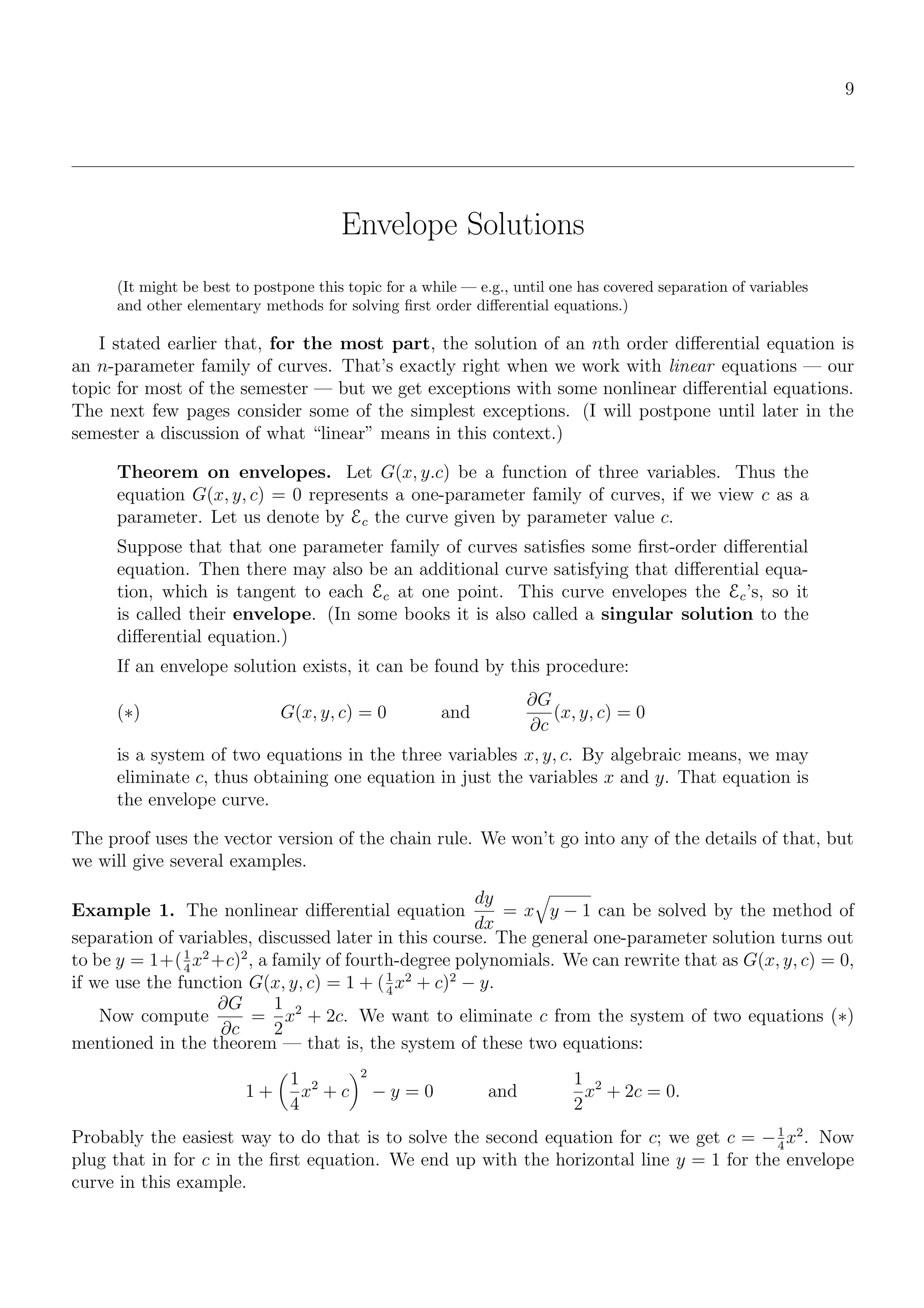 Families of curves | PDF