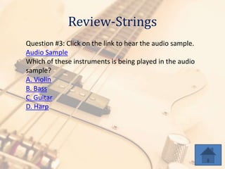 Families of musical instruments | PPTX