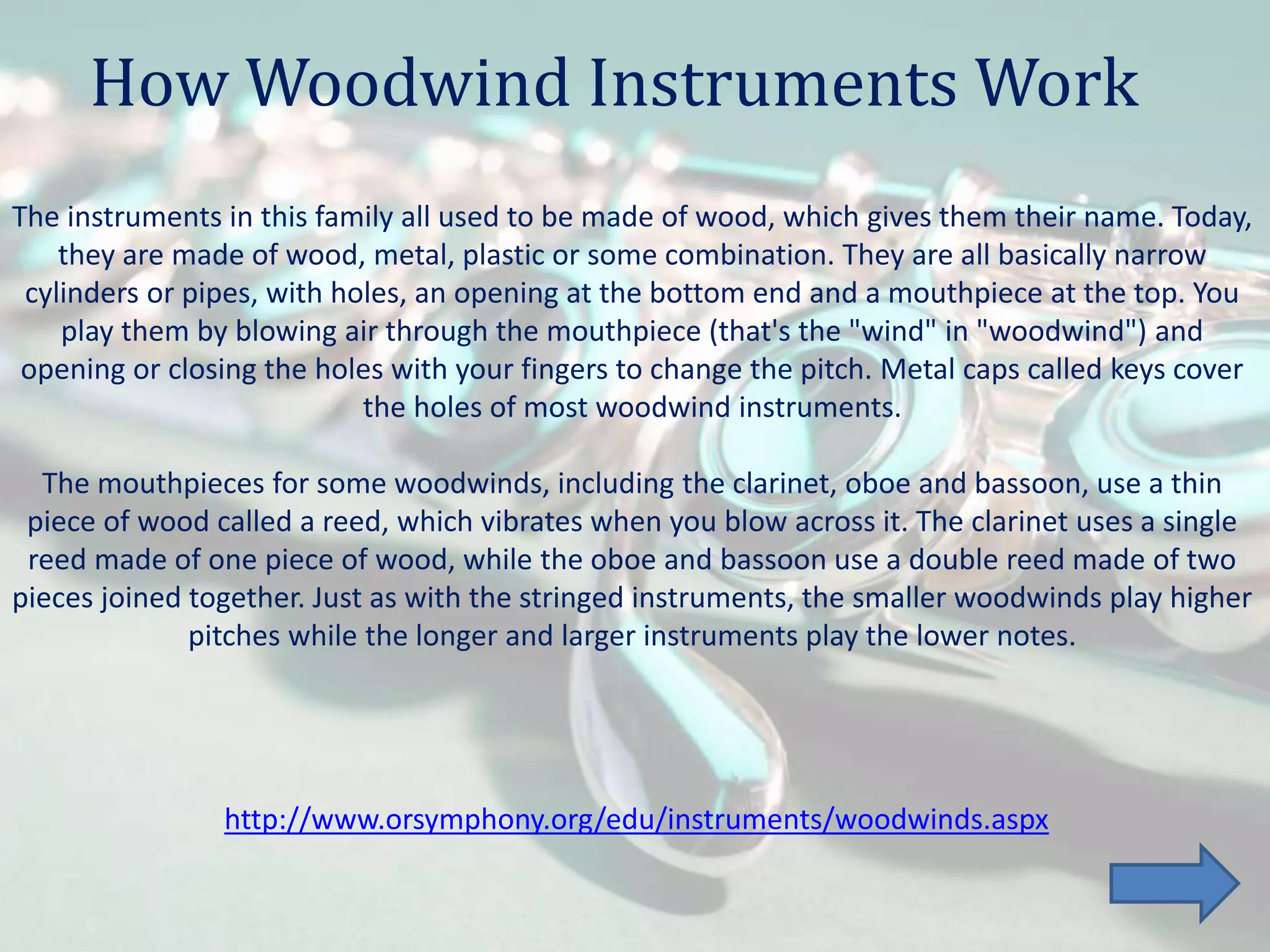 Families of musical instruments | PPTX