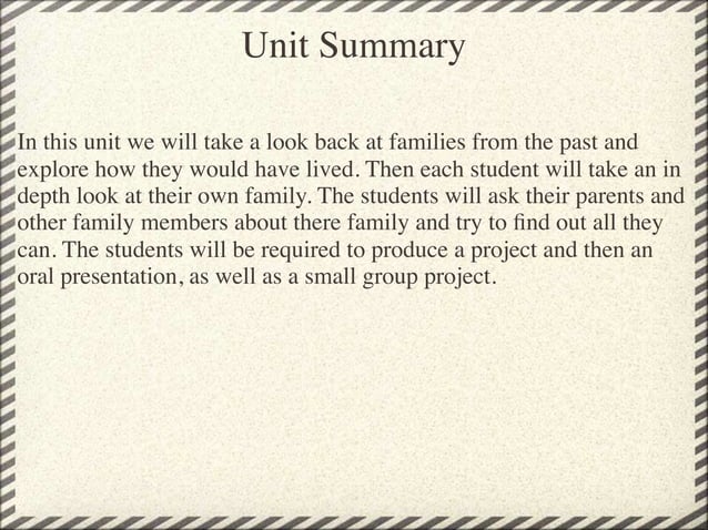 Families of the past and present | PPT